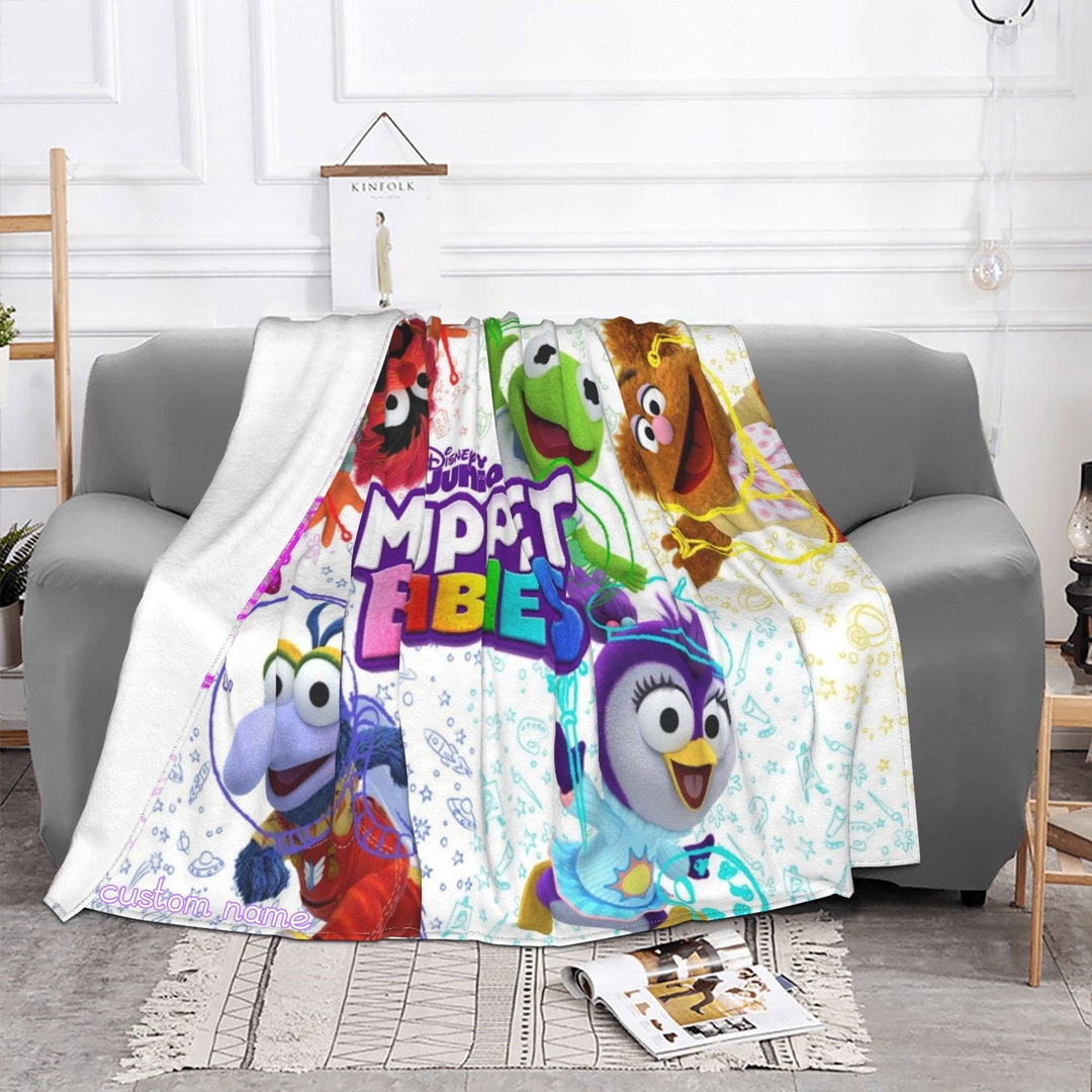 Disney Muppet Babies Custom Name Soft Blanket Kids and Adult Bedroom ...