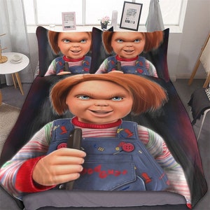 Cult of Chucky Chucky Cotton Matting Bed Three Piece Bedroom - Etsy ...