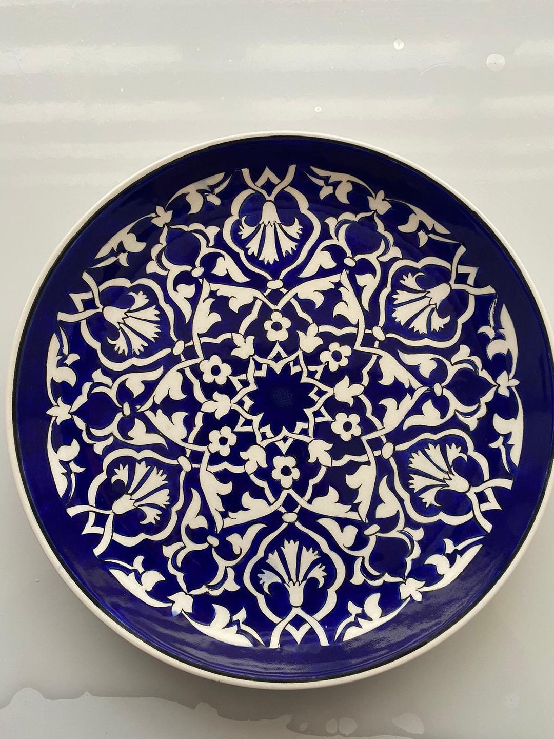 Hand Painting,handmade Plate, Cini Turkish Tile, Iznik Tile Iznik Plate ...