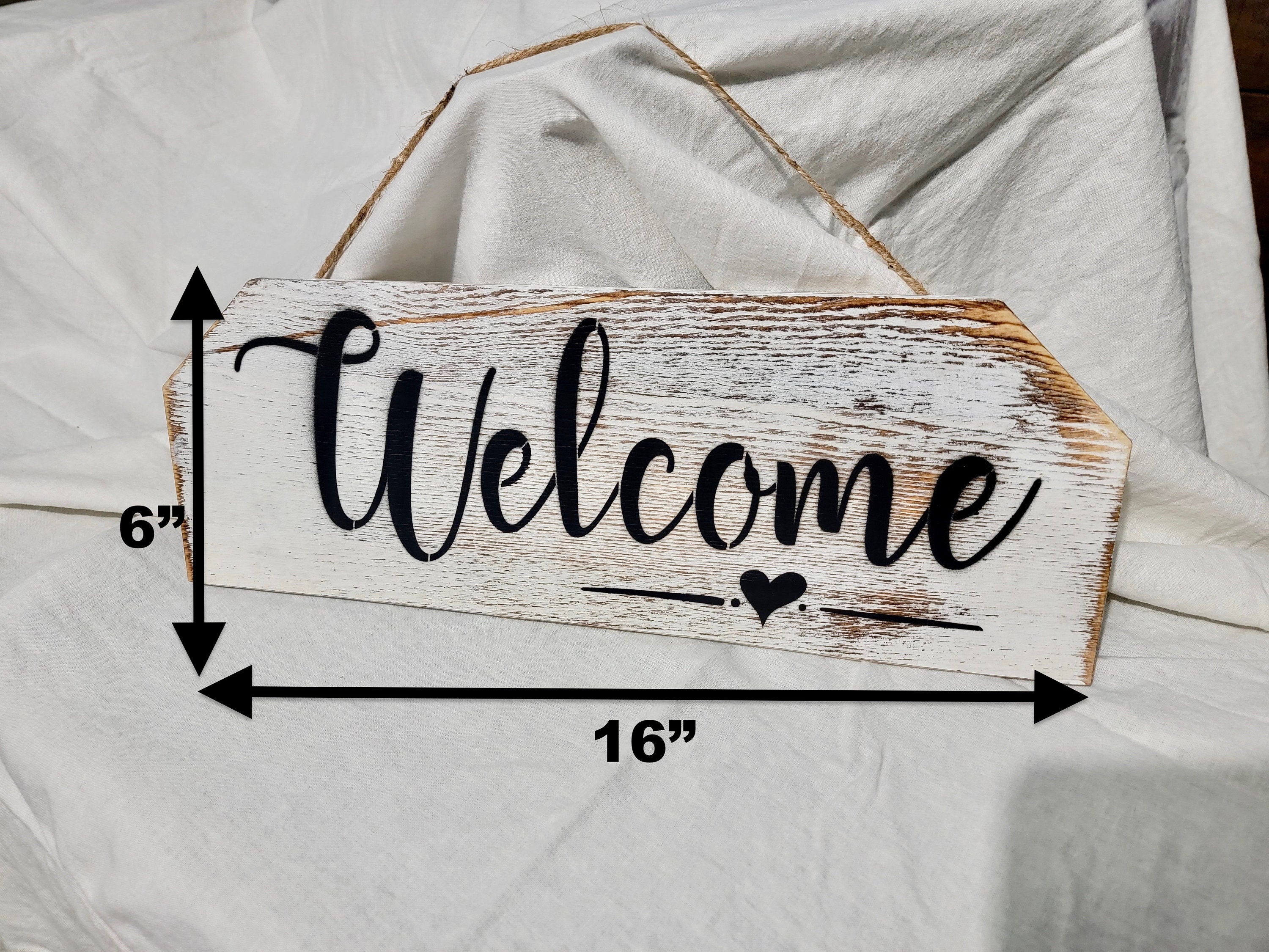 Welcome Decorative Sign - Etsy