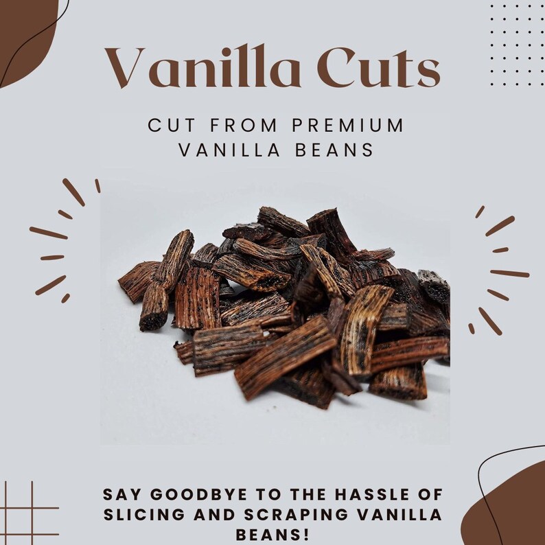 Premium Vanilla Bean Cuts for Easy Use - Etsy
