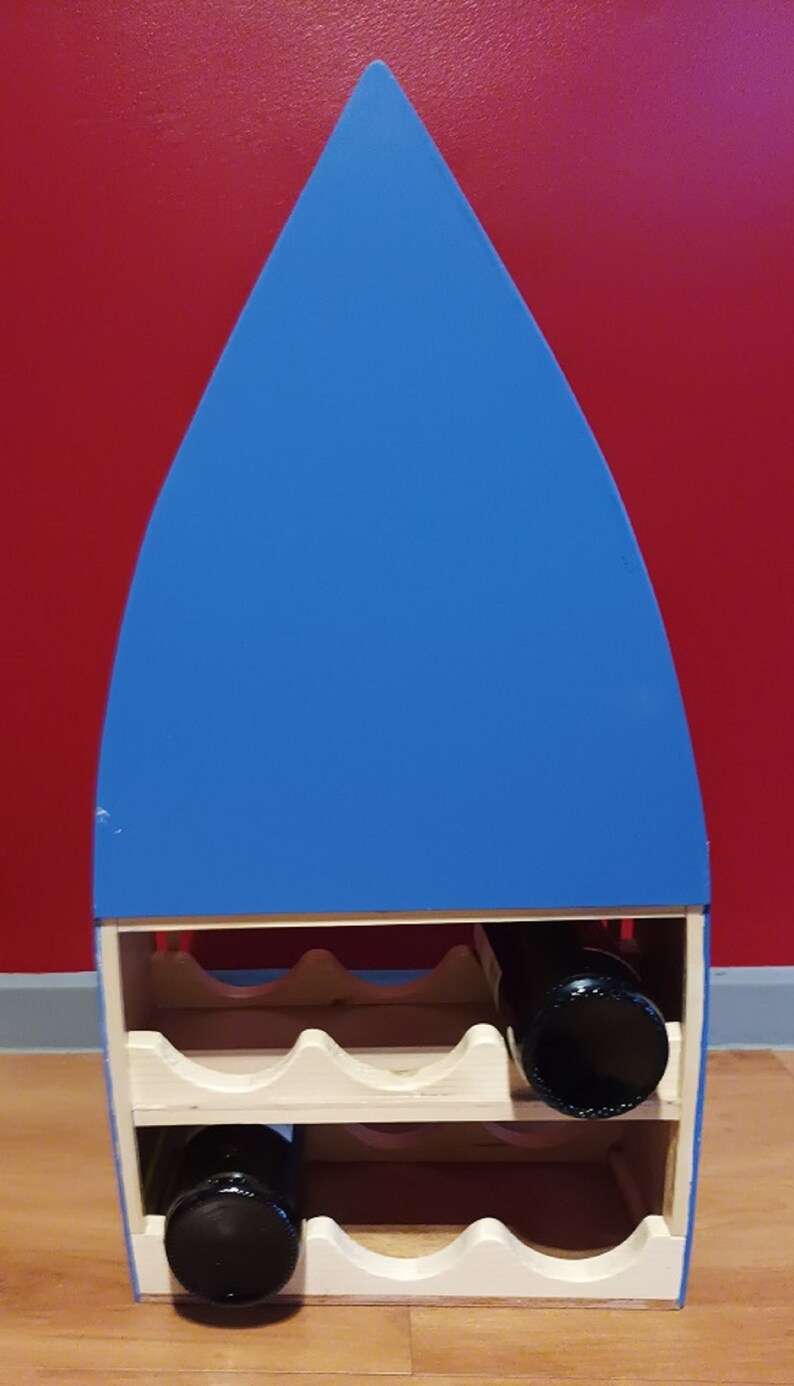 Boat Shaped Wine Rack 24inches High - Hand Made. - Etsy UK