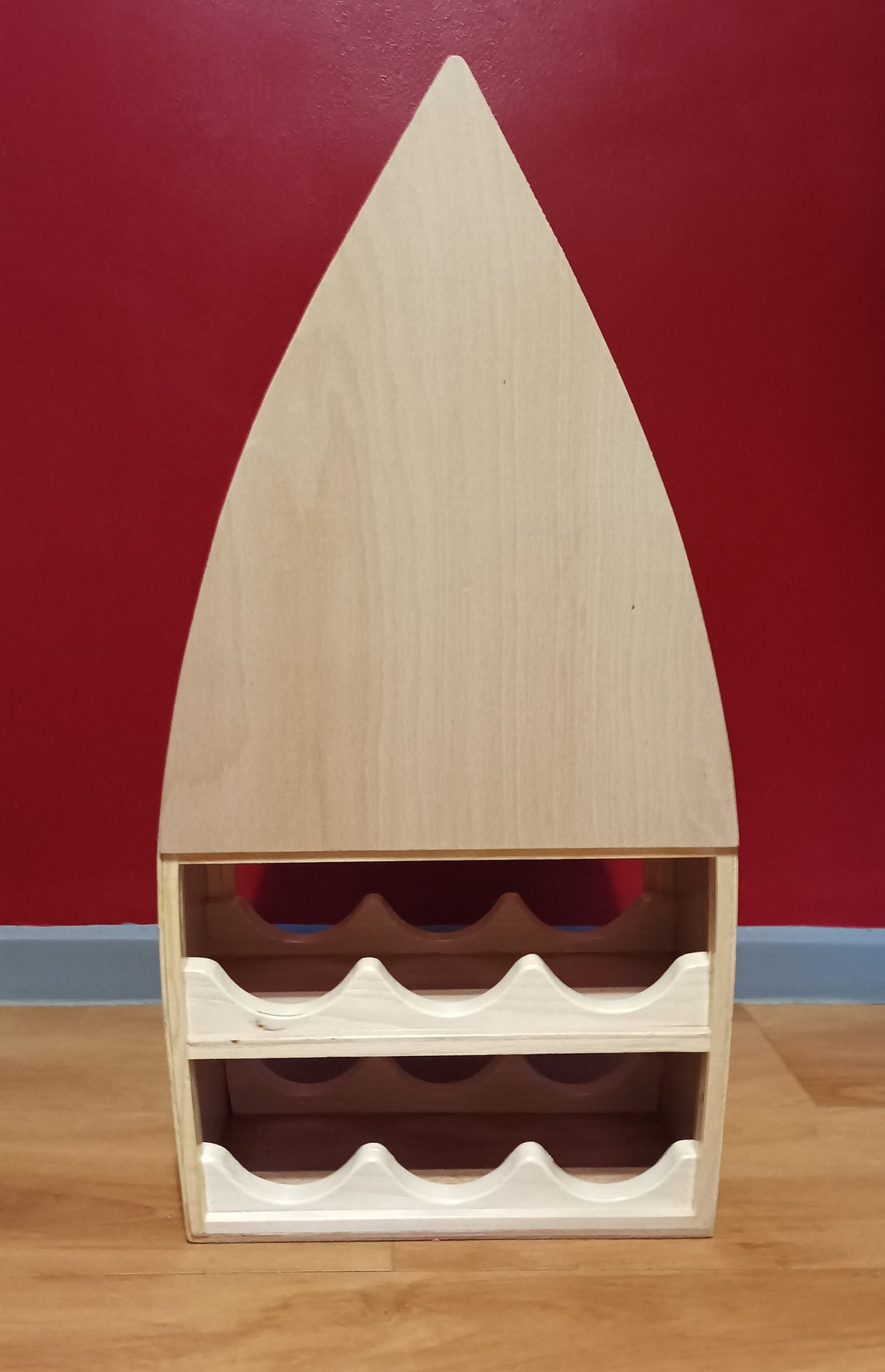 Boat Shaped Wine Rack 24inches High - Hand Made. - Etsy UK