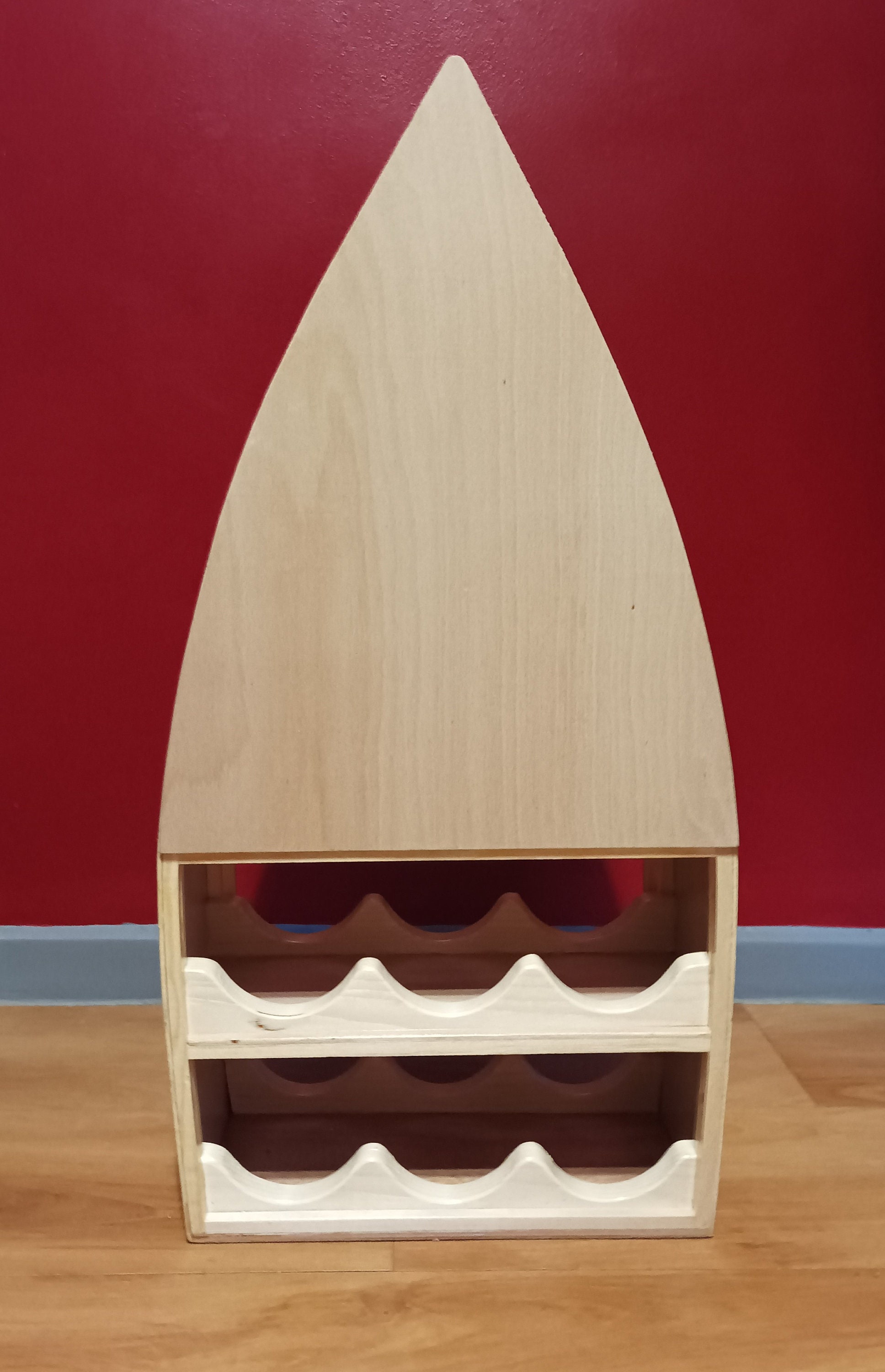 Boat Shaped Wine Rack 24inches High - Hand Made. - Etsy UK