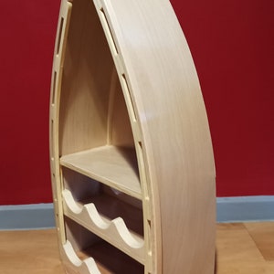 Boat Shaped Wine Rack 24inches High - Hand Made. - Etsy UK