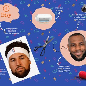 NBA Basketball Player Party Pack - Lebron, Curry, Giannis - Basketball ...