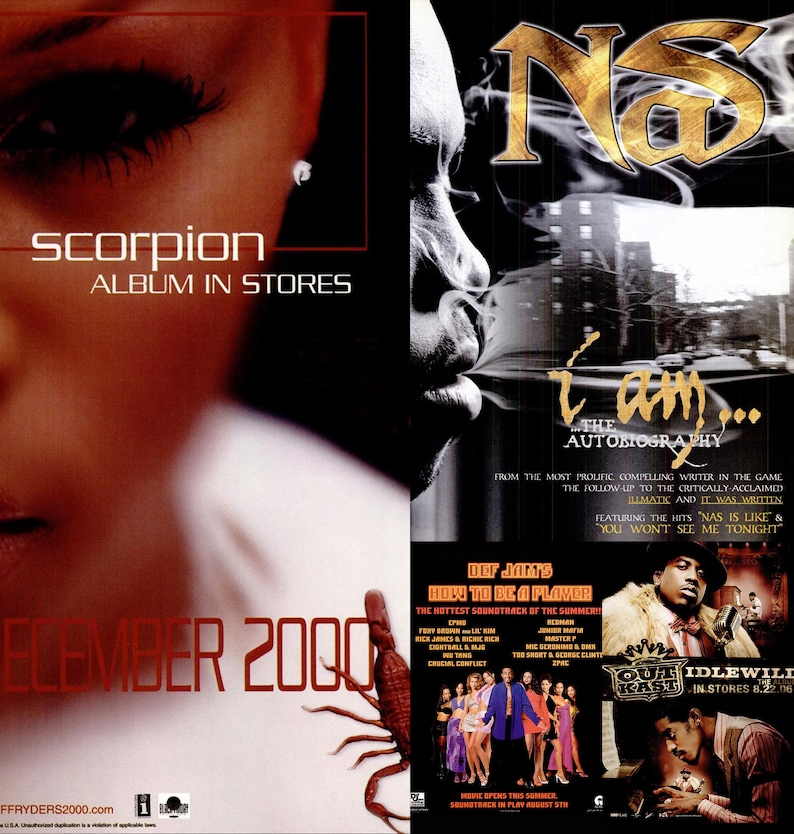 RARE 90s Rap Posters 65 HQ Digital Hip Hop Posters From the - Etsy