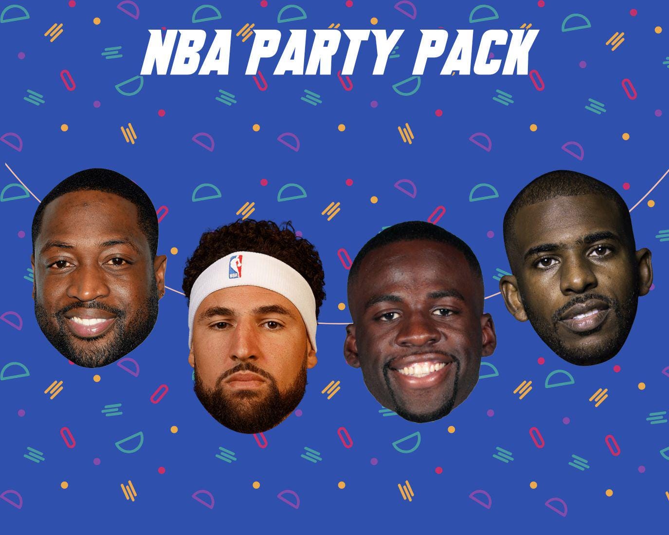 NBA Basketball Player Party Pack - Lebron, Curry, Giannis - Basketball ...