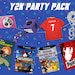 Ultimate 2000s Party Pack - Y2K Party Supplies - 2000s Birthday ...
