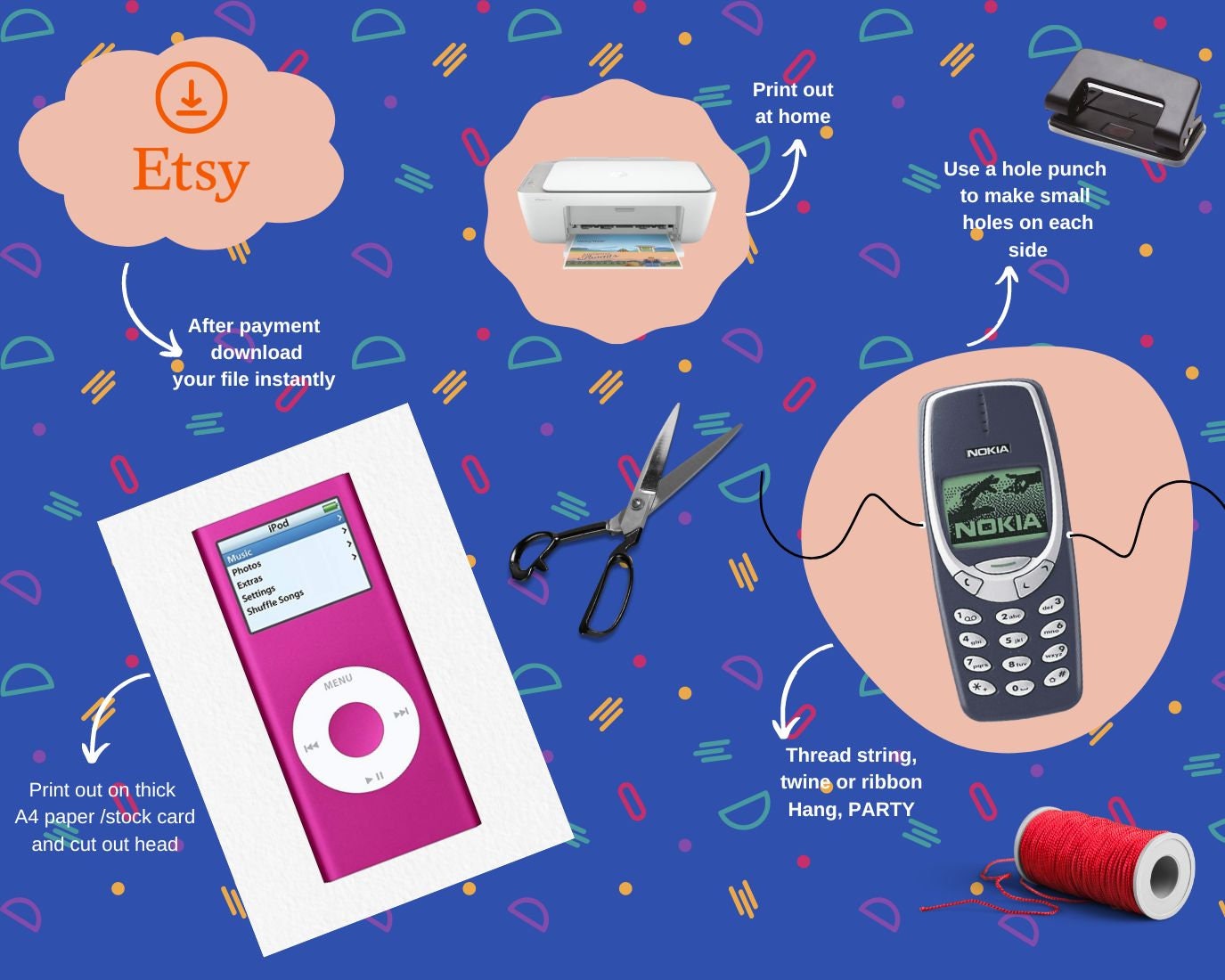 Ultimate 2000s Party Pack - Y2K Party Supplies - 2000s Birthday ...
