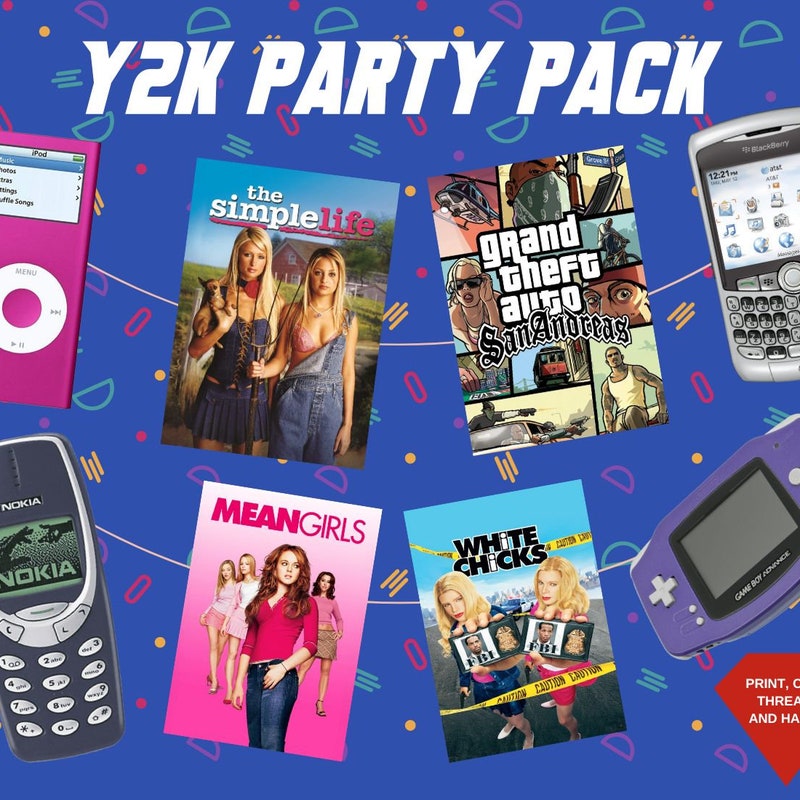 2000s Party Decorations - Etsy
