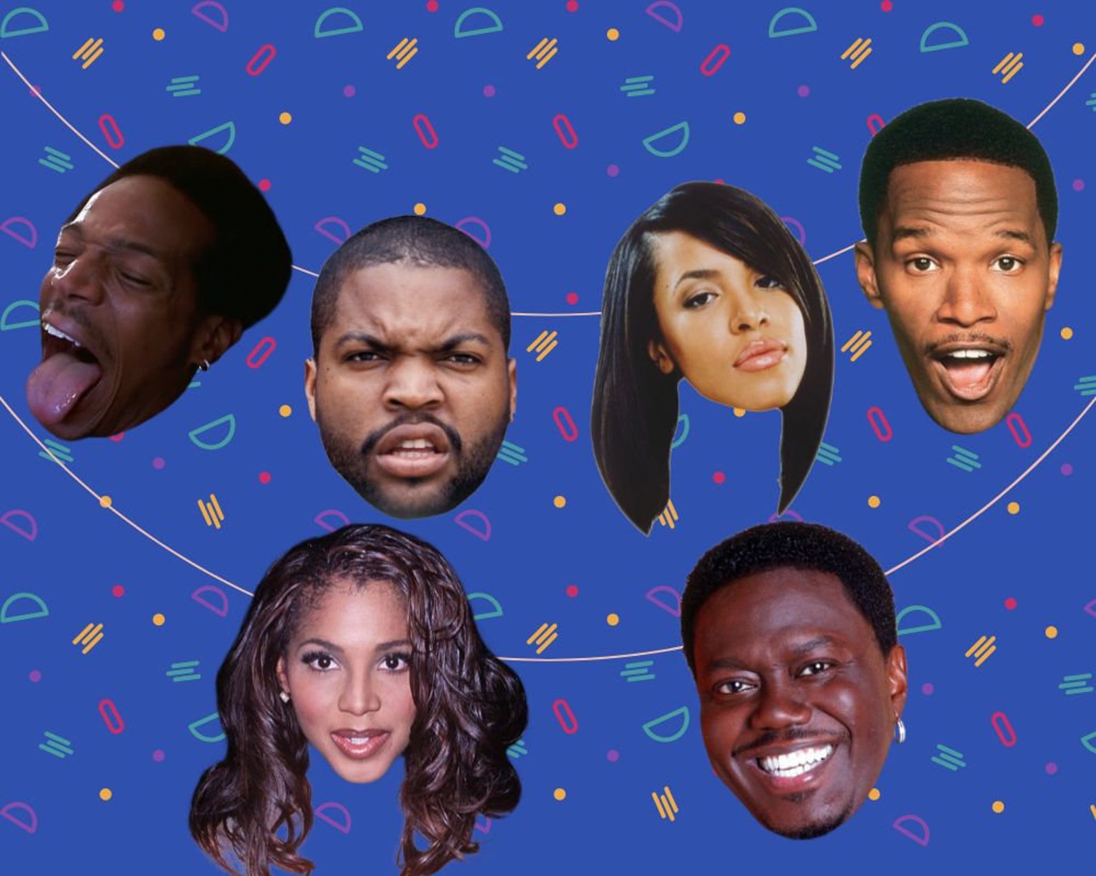 90s Icons Banner - 90s Party Decorations - 90s Rap Supplies - 90s ...