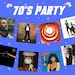 70s Party Banner - Printable Classic 70s Album Covers - Retro 1970s ...