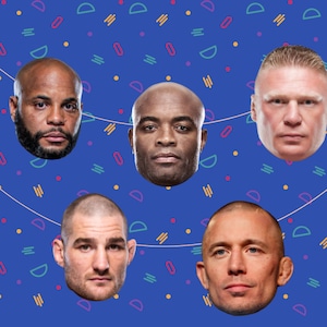 UFC Icons Banner - UFC Party Decorations - DIGITAL Download - Ufc ...
