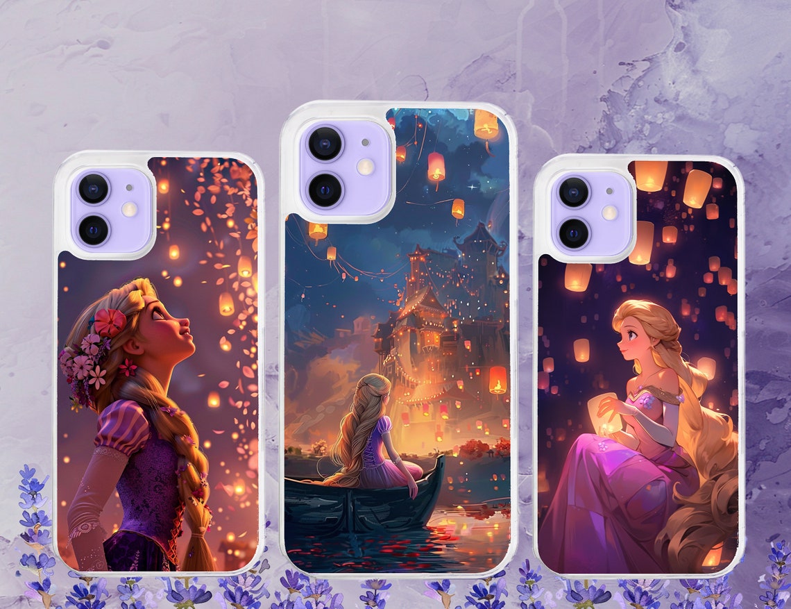 Princess Rapunzel With Lanterns Phone Case for Iphone, Motorola, Google ...