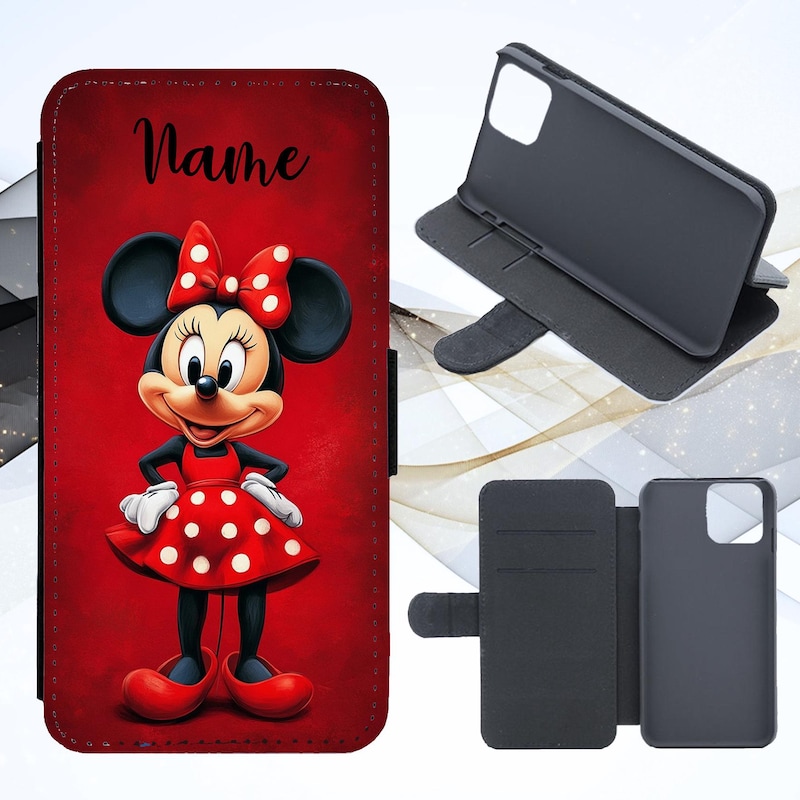 Minnie Mouse Flip Wallet - Etsy UK