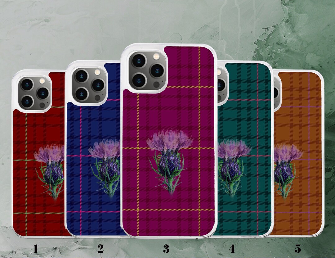 Tartan and Thistle Plaid Pattern Phone Case for Iphone, Motorola ...