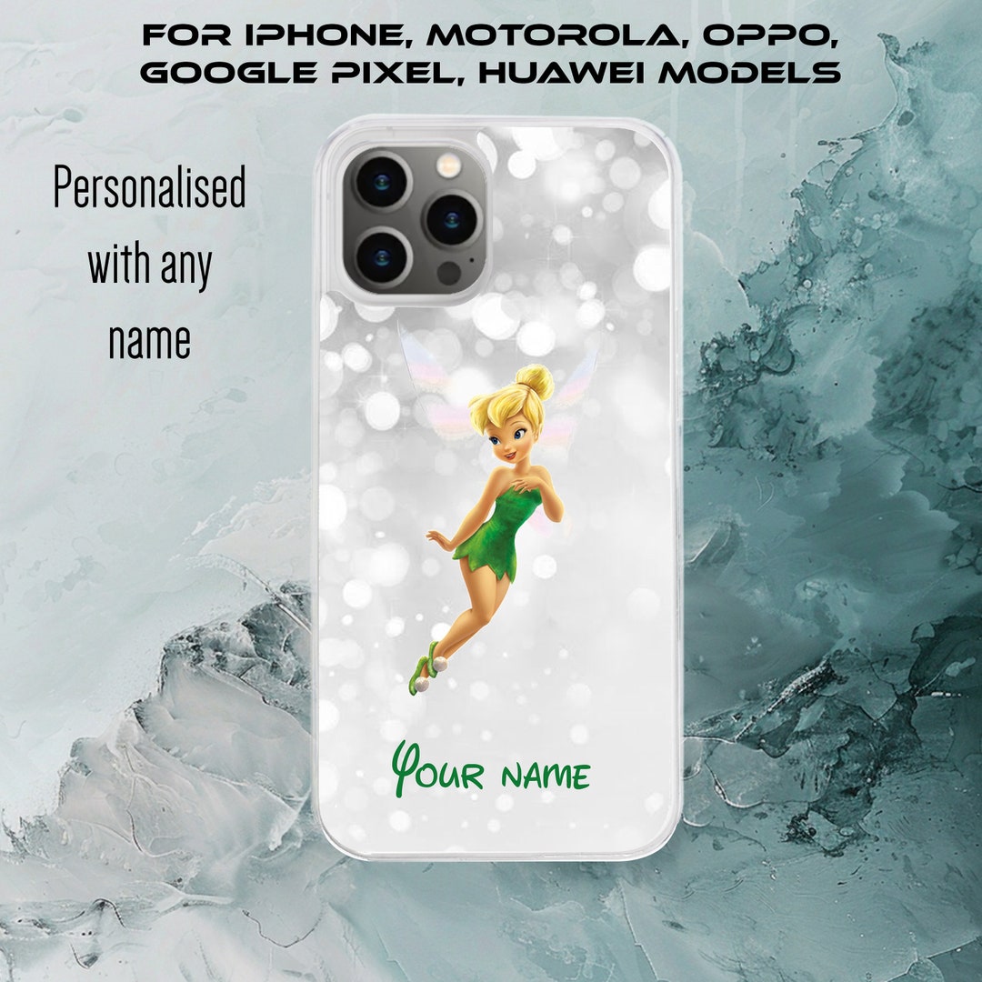 Personalised Tinkerbell Phone Case for Iphone, Motorola, Google Pixel ...