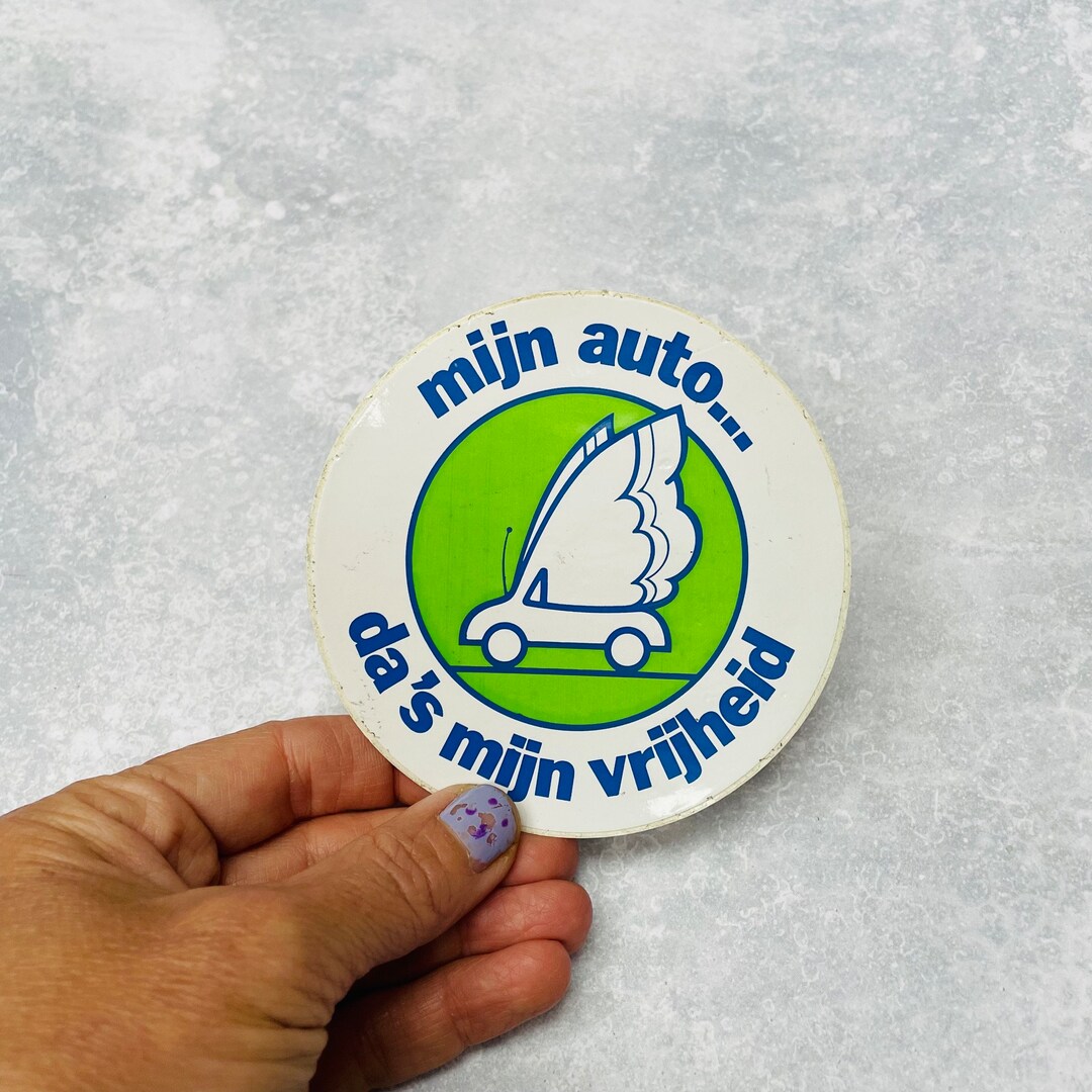 Vintage Retro Car Sticker, My Car is My Freedom Sticker, Car Lover Gift ...