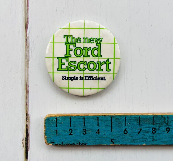 The New Ford Escort Retro Badge Ford Car Badge 80's - Etsy