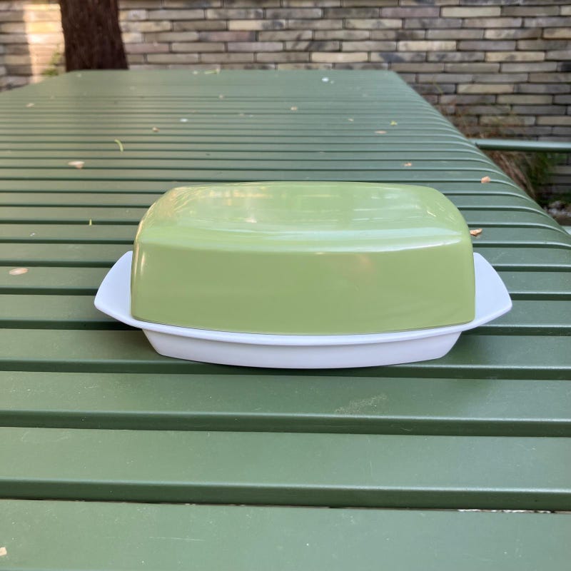 Retro Butter Dish - Etsy