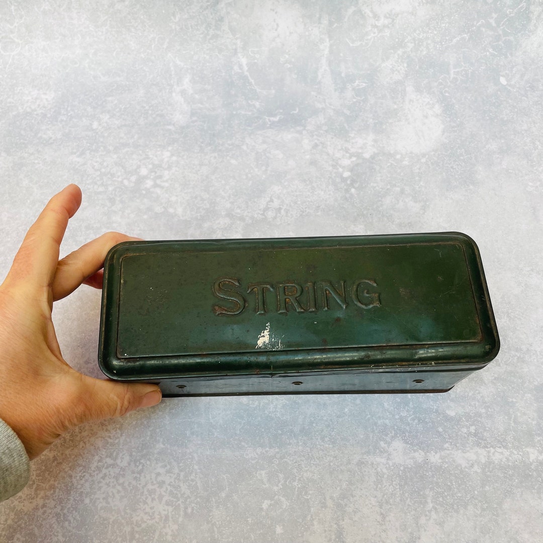 Vintage String Tin Vintage String Holder Vintage Desk - Etsy