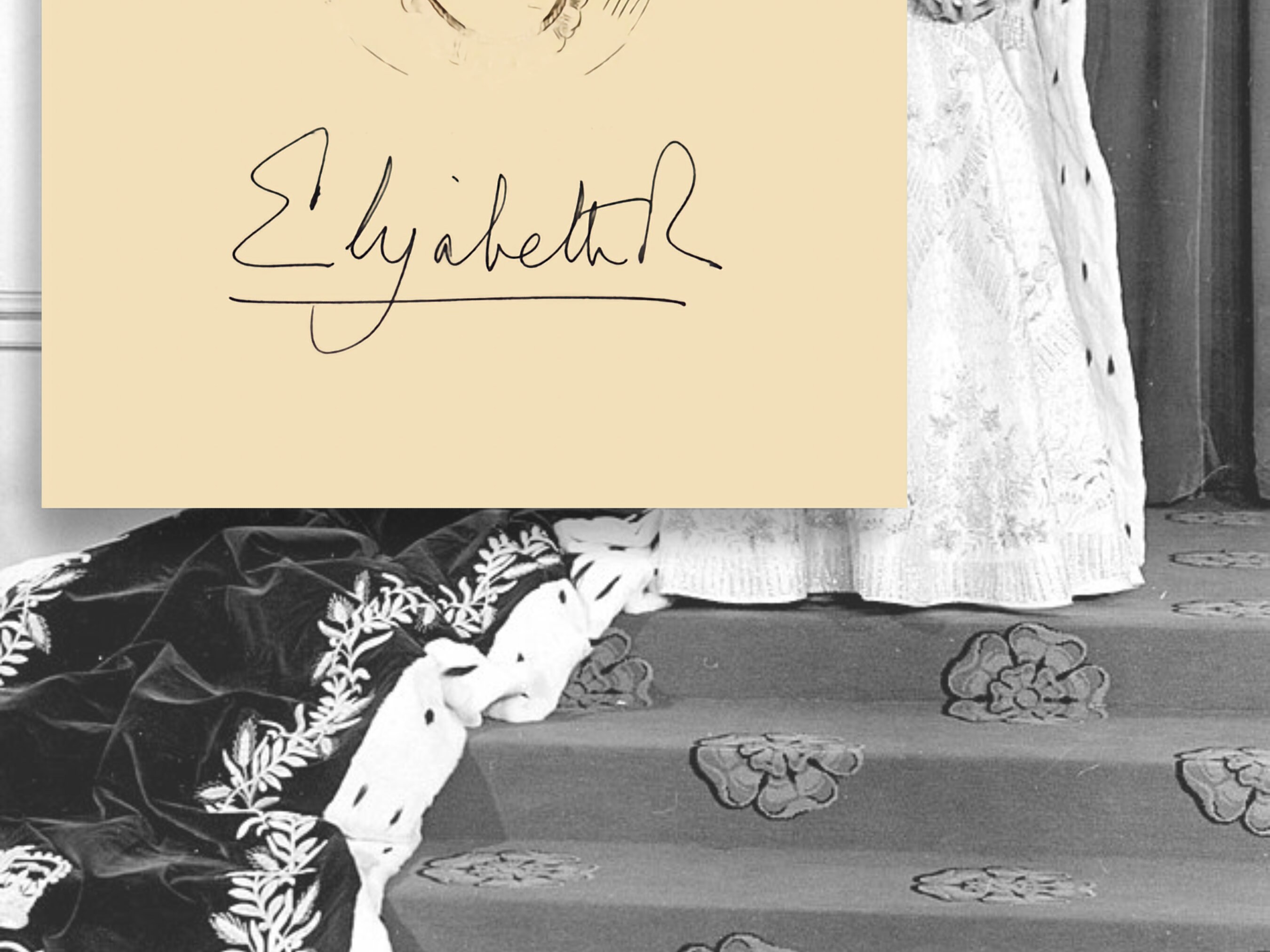 Her Majesty Queen Elizabeth II Signature Signed Museum Quality Etching ...