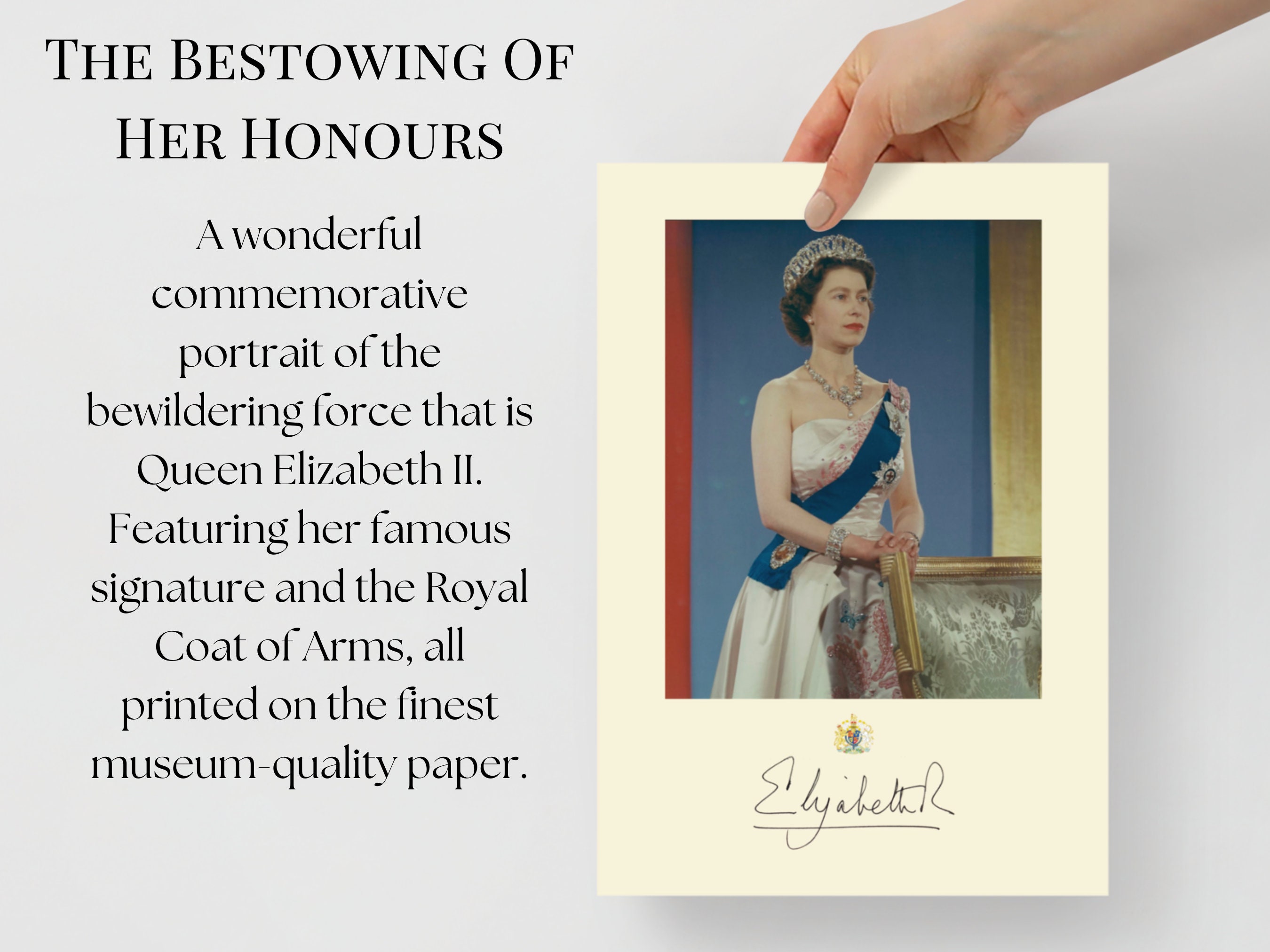 Her Majesty Queen Elizabeth II Signature Signed Museum Quality - Etsy