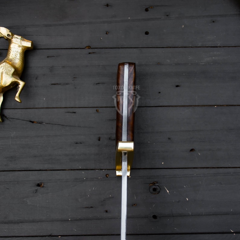 Custom Bowie Knife| Mirror Polish Handmade Hunting Knife | Personalized ...