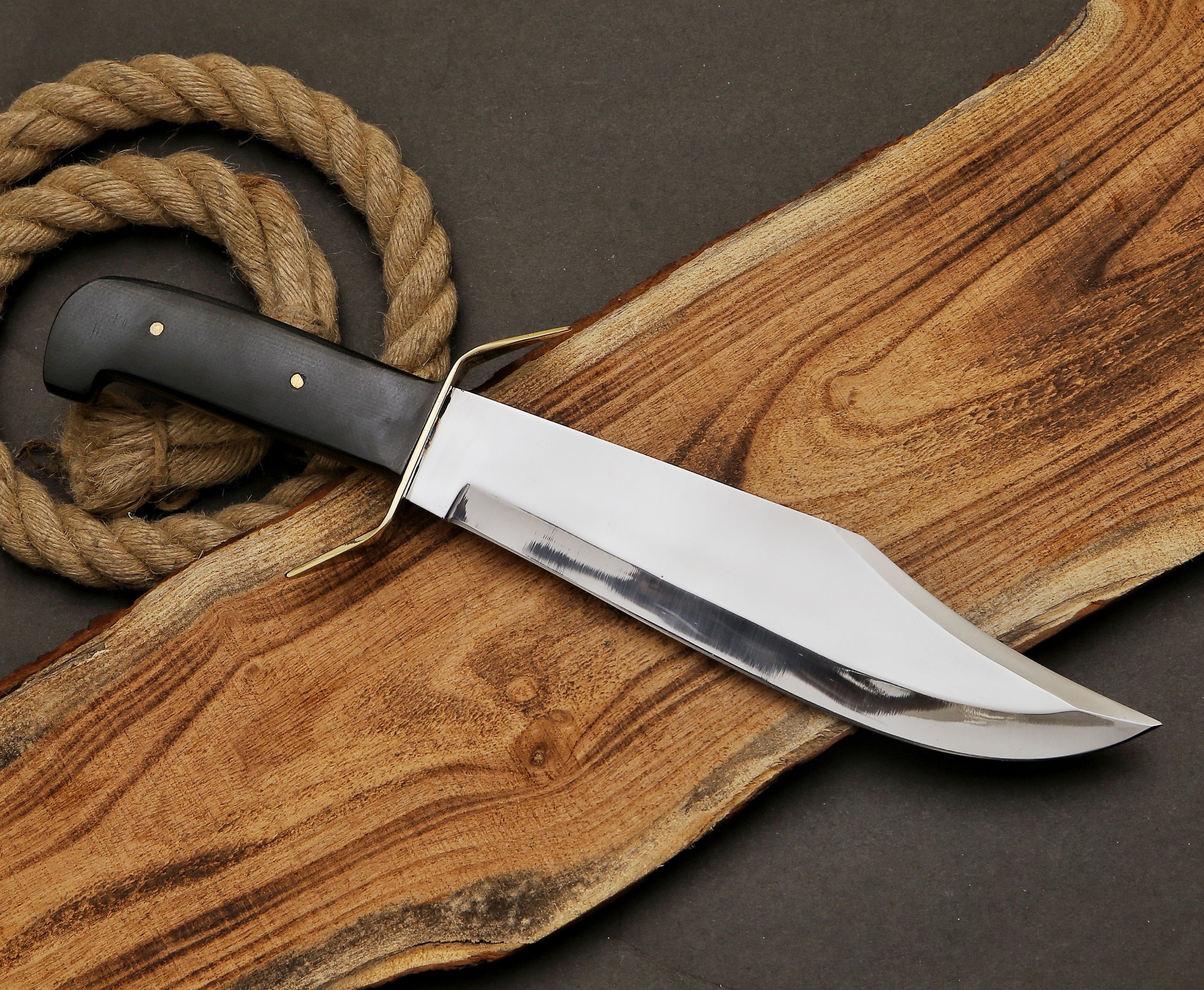 Custom Bowie Knife Custom Handmade Hunting Western Bowie - Etsy