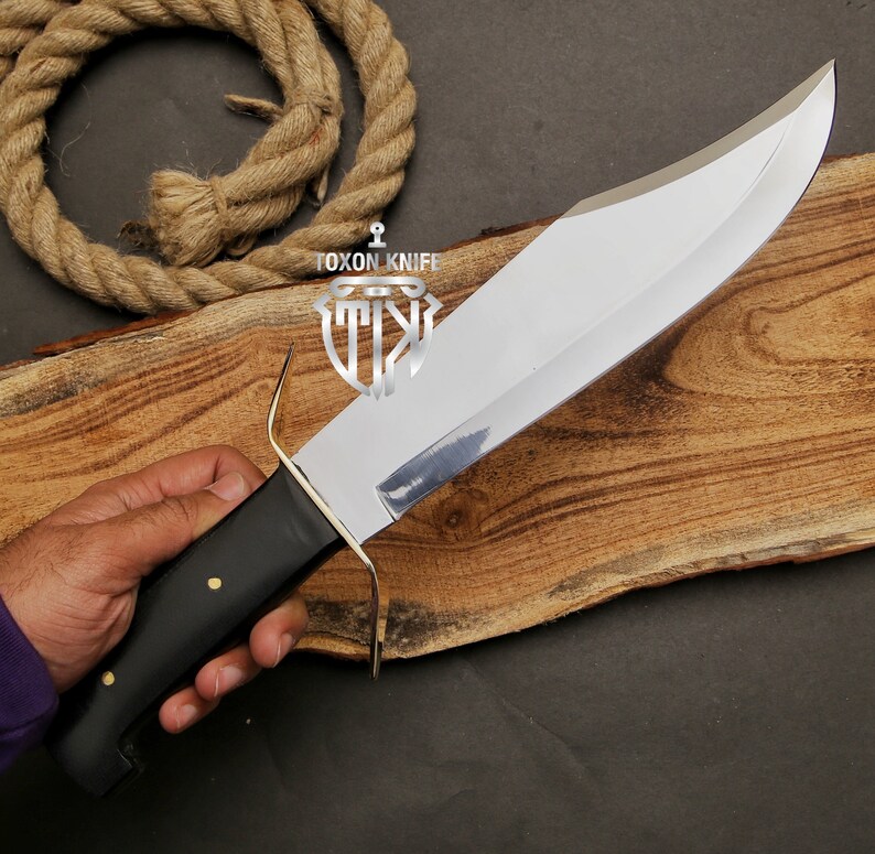 Custom Bowie Knife Custom Handmade Hunting Western Bowie - Etsy