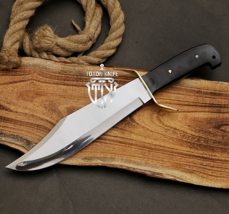Custom Bowie Knife Custom Handmade Hunting Western Bowie - Etsy