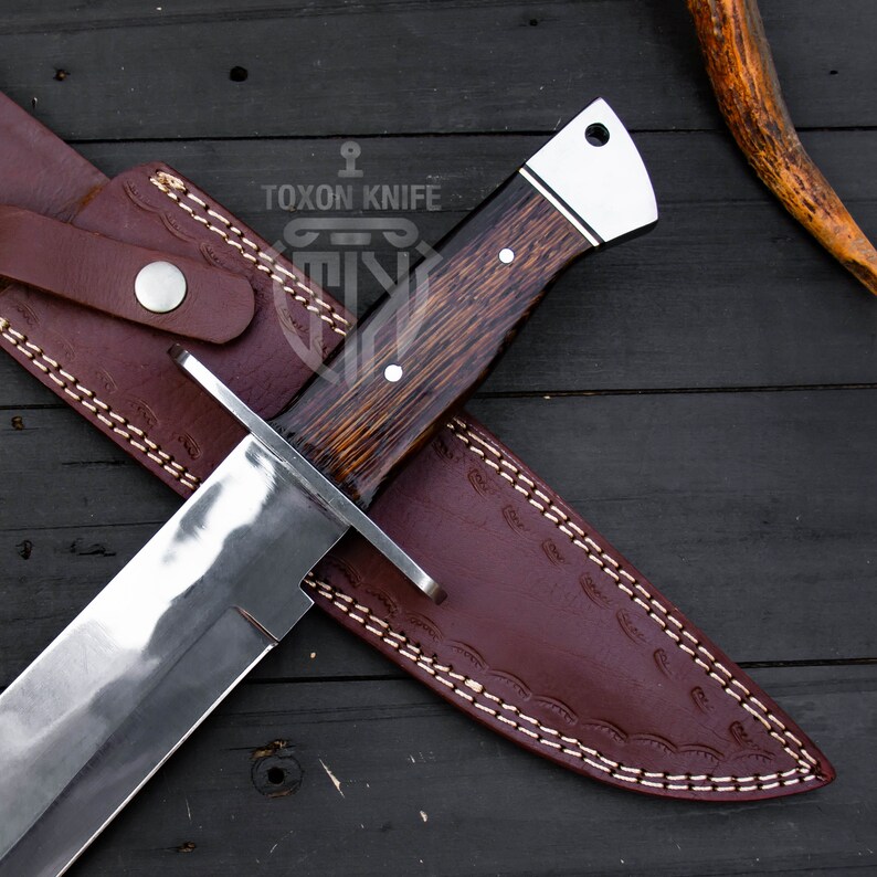 Custom Bowie Knife| Custom Handmade Hunting Knife | Personalized Knife ...