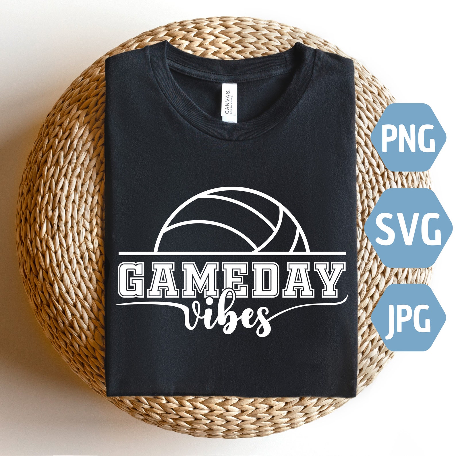 Volleyball Game Day Vibes Svg Volleyball Svg Game Day Svg - Etsy