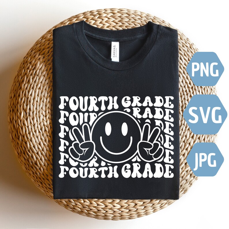 Fourth Grade Svg 4th Grade Svg Teach SVG and PNG Teacher - Etsy