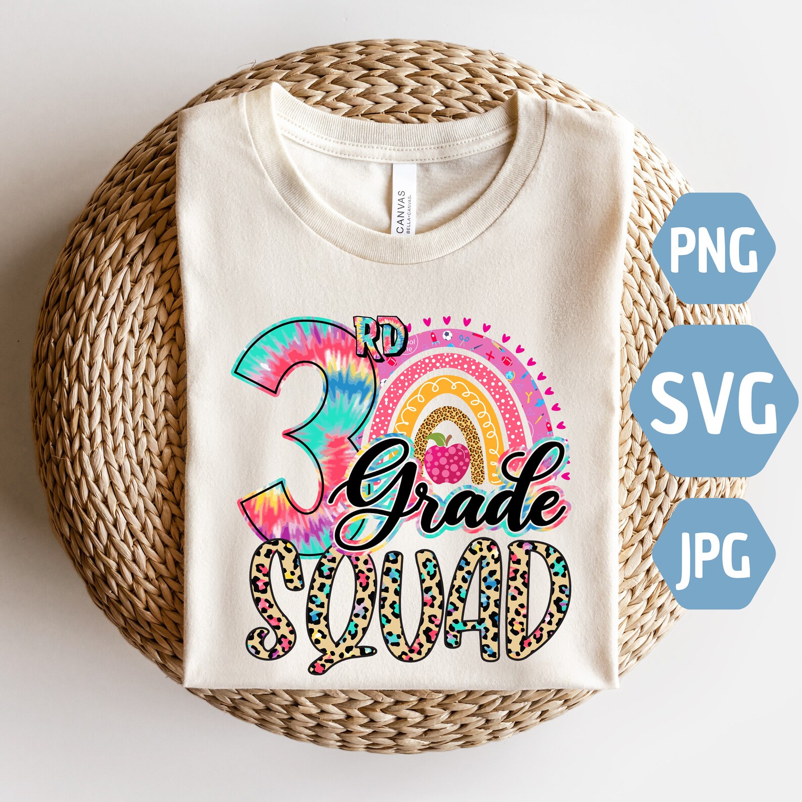 Third Grade Svg 3rd Grade Svg Third Grade Squad Svg Teach - Etsy