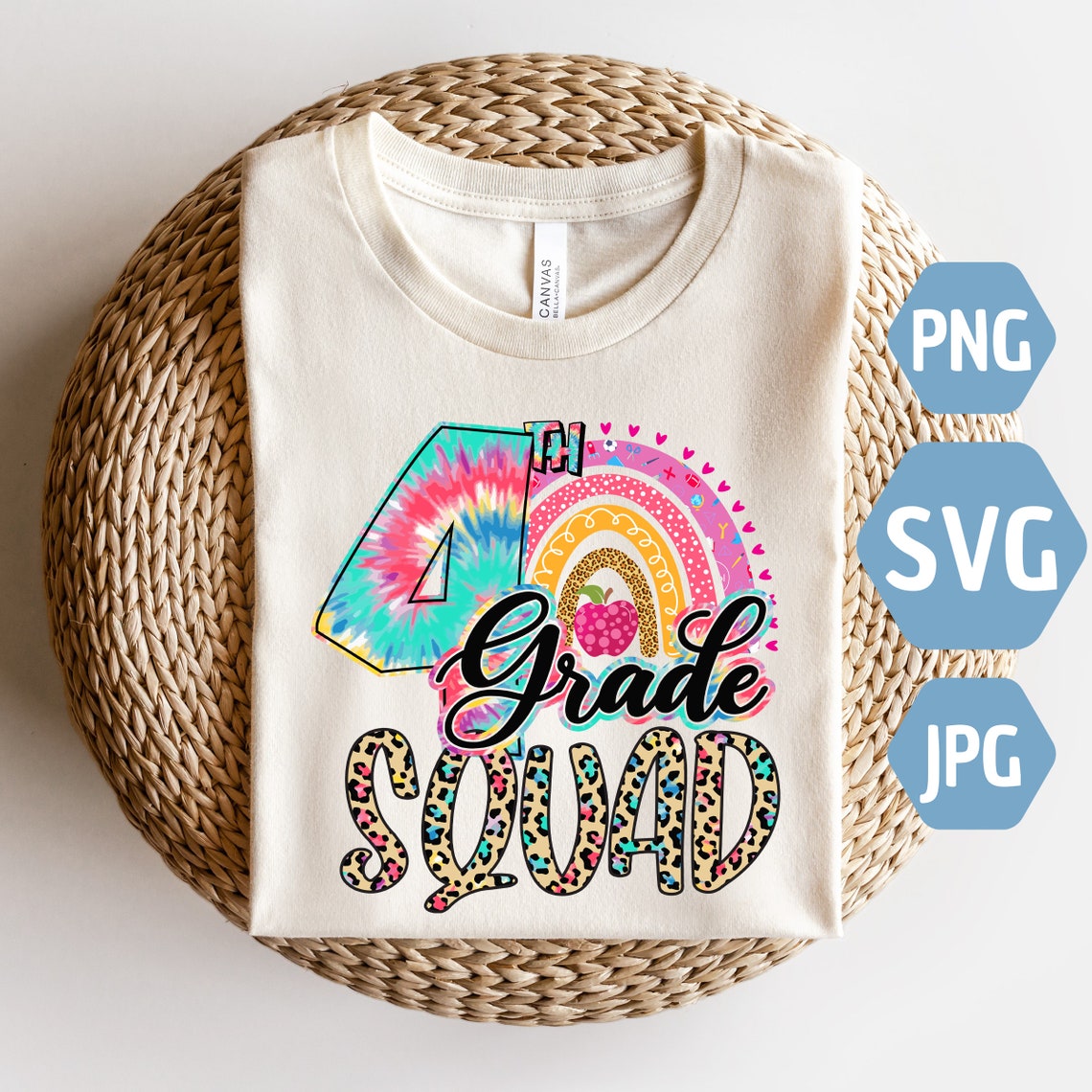 Fourth Grade Svg 4th Grade Svg Fourth Grade Squad Svg Teach - Etsy
