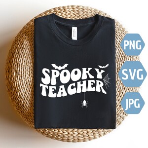 Spooky Teacher SVG, Funny Halloween Svg, Spooky Svg, Halloween Teacher ...