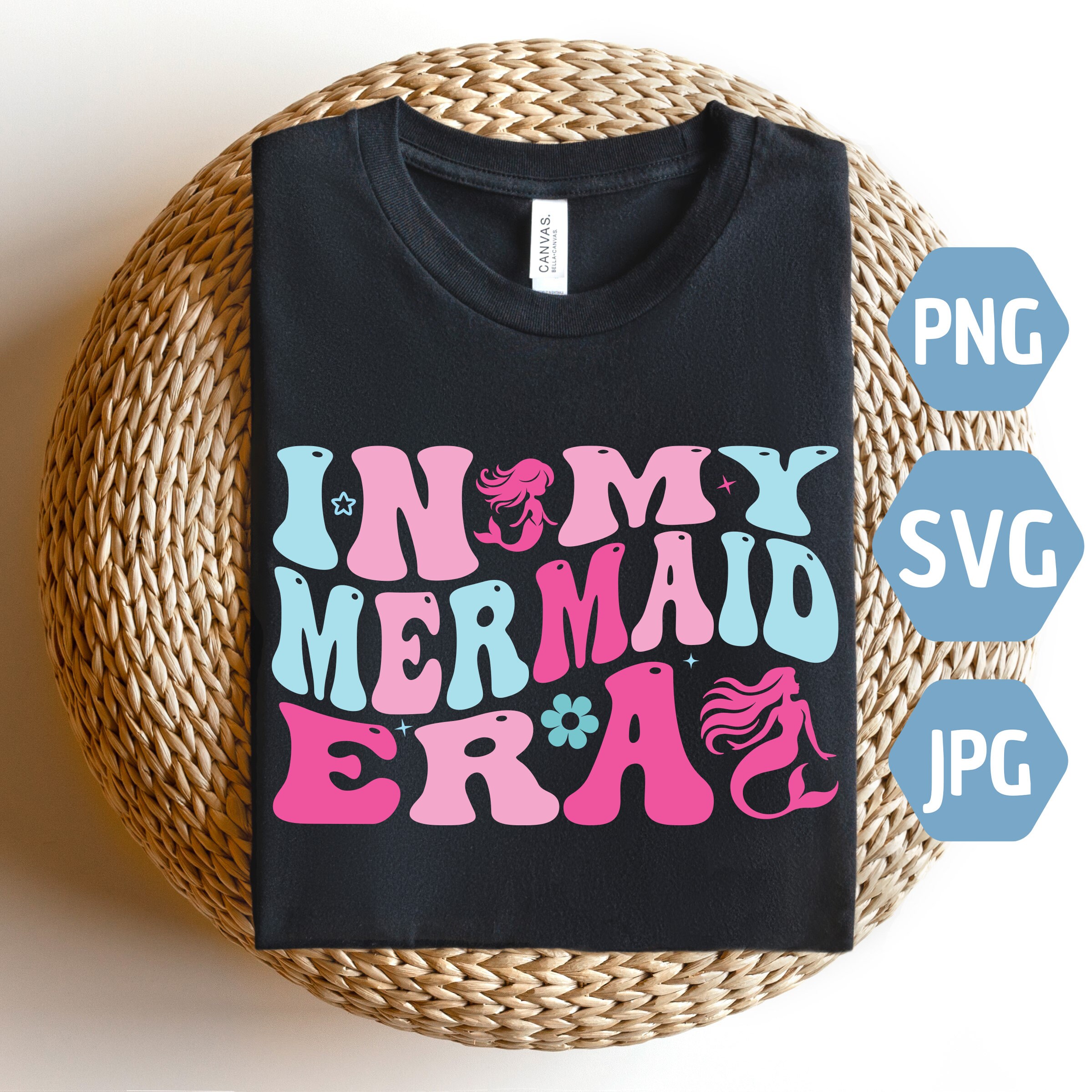 In My Mermaid Era Svg, in My Mermaid Era PNG, Cute Mermaid Svg, Mermaid ...