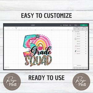 Fifth Grade Svg, 5st Grade Svg, Fifth Grade Squad Svg, Teach SVG and ...