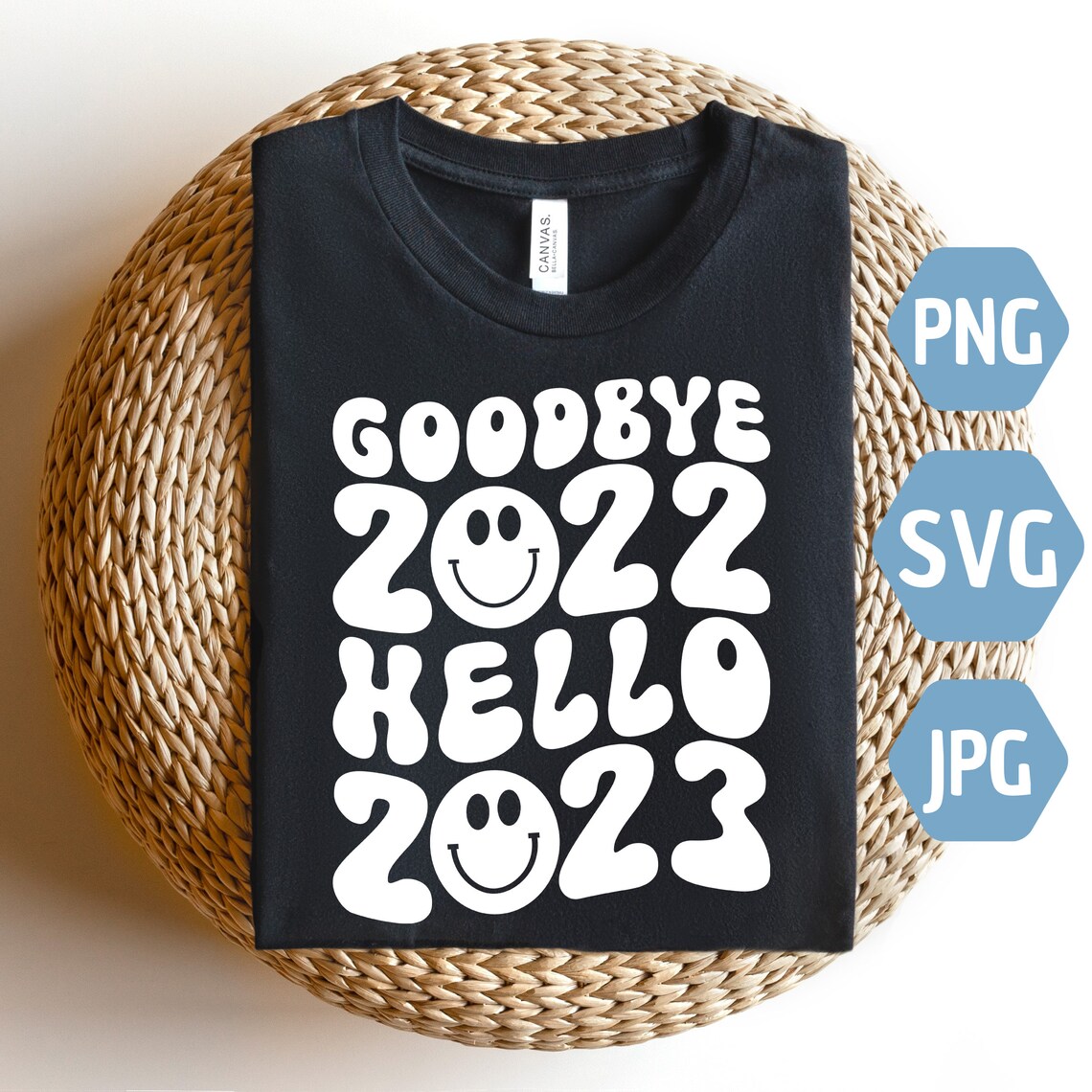 Goodbye 2022 Hello 2023 Svg Happy New Year 2023 Svg New Year - Etsy