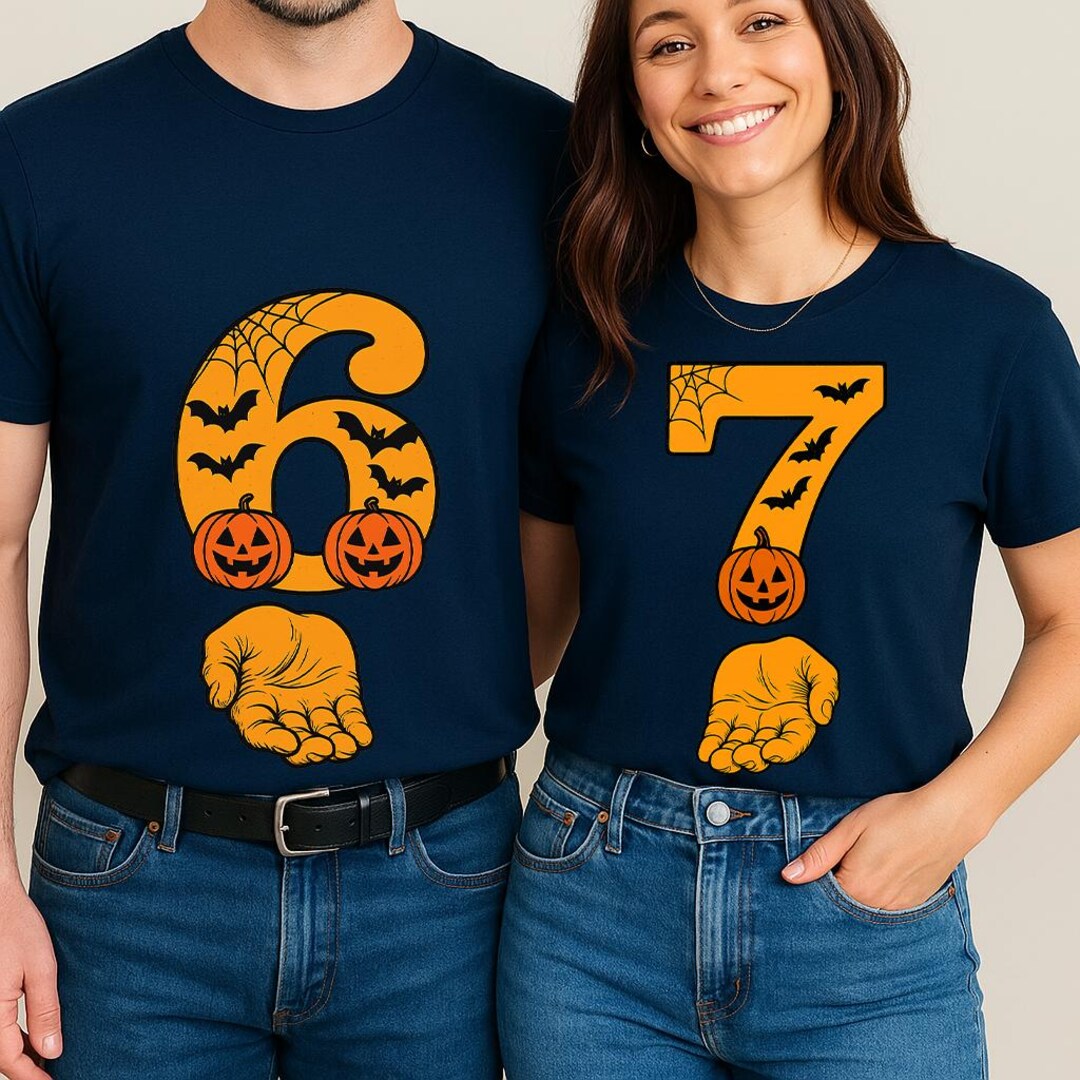 Six Seven 6-7 Meme Witch Skeleton Hands PNG, 6 7 Funny Trendy, Viral ...