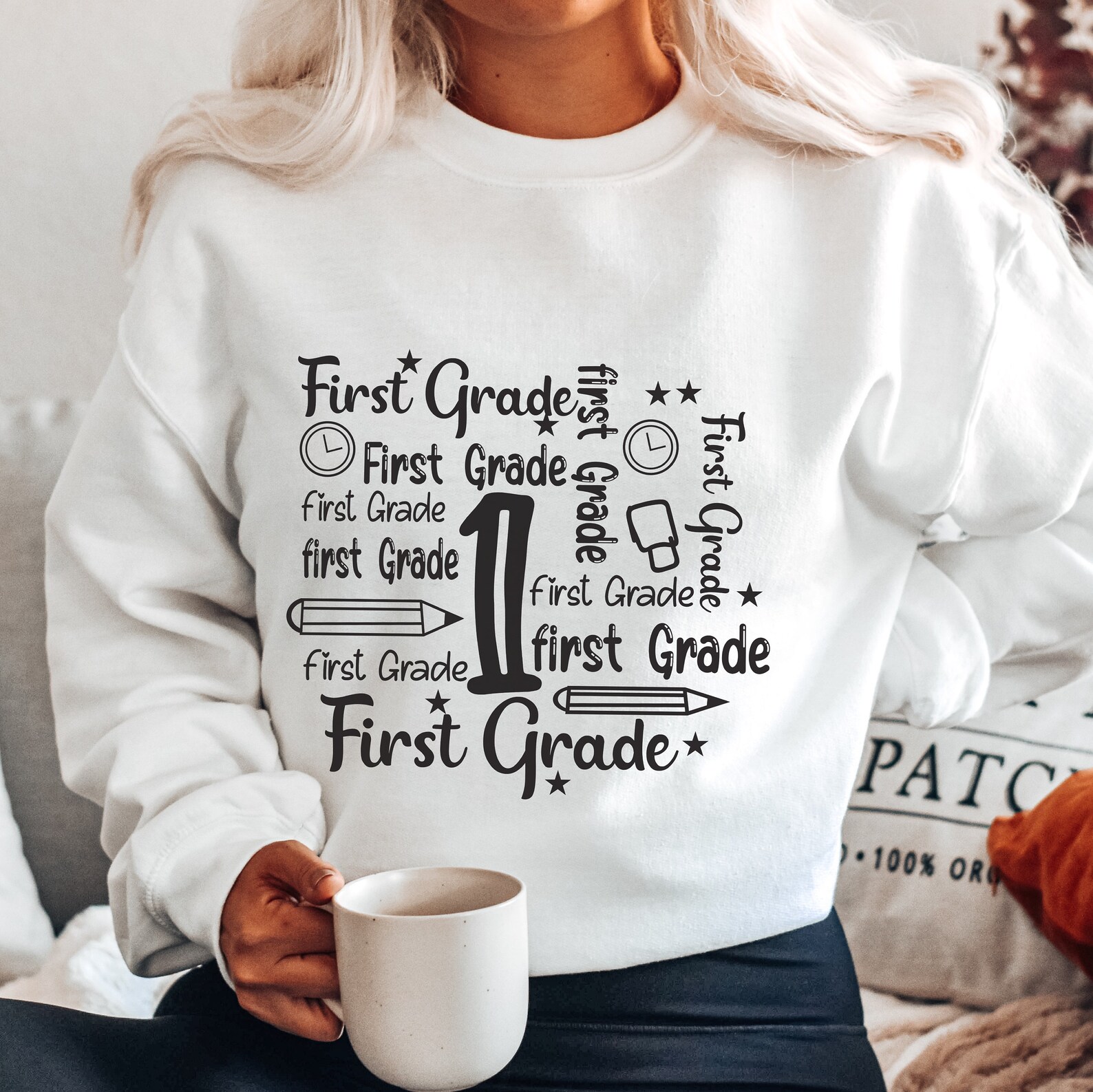 First Grade Svg 1st Grade Svg Teach SVG and PNG Teacher - Etsy