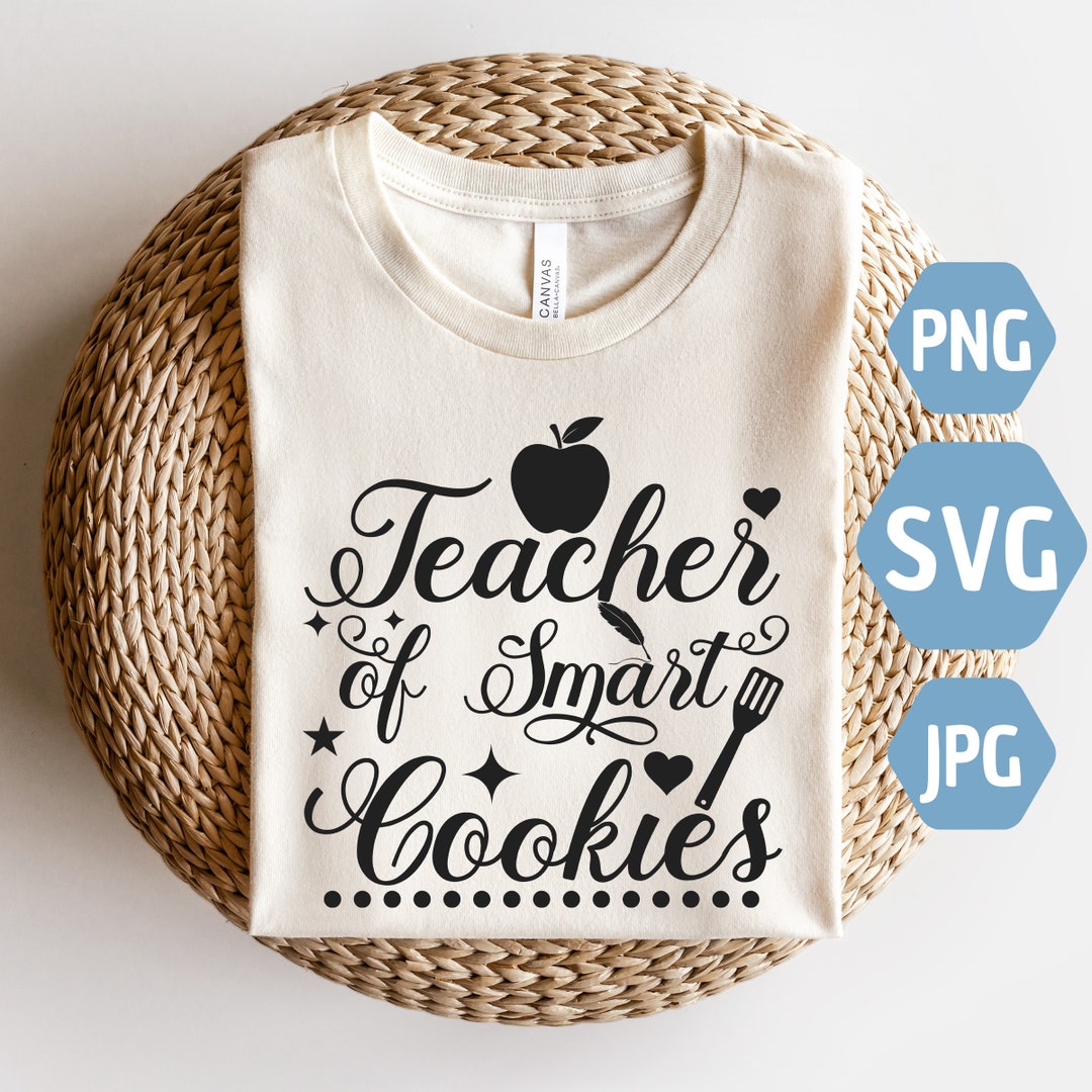 Smart Cookie Teacher Christmas SVG PNG DXF (digital Download) - Etsy