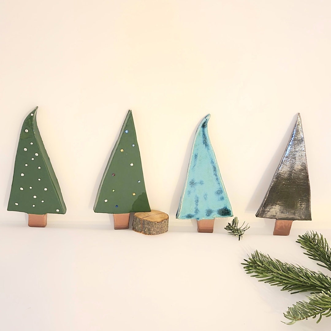 Large Ceramic Christmas Tree / Gift / Handicraft Height - Etsy