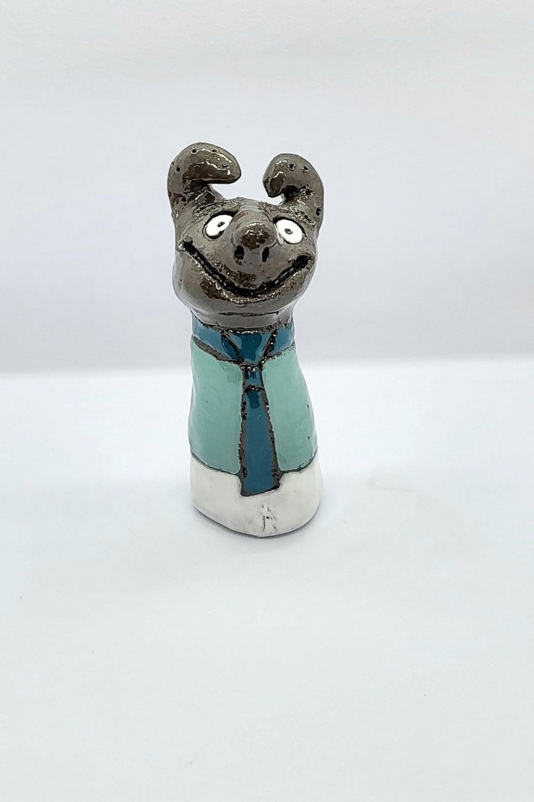 Monster, Ceramic Monster, Flower Bed Stake, Fence Stool, Friendly ...