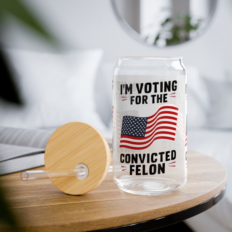 Trump Drinking Glass - Etsy