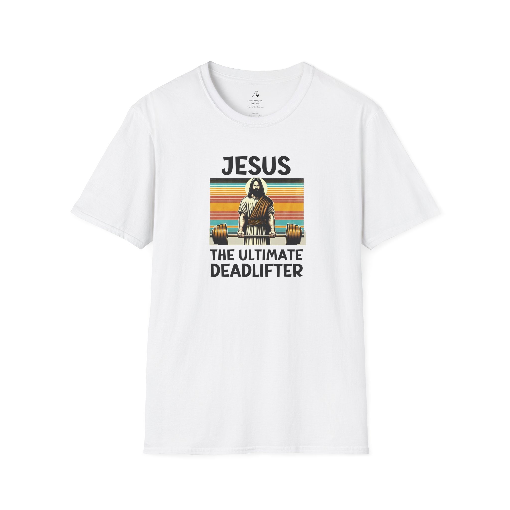 Jesus Deadlifter Shirt Gym Shirt Weight Lifting Gifts Powerlifting ...