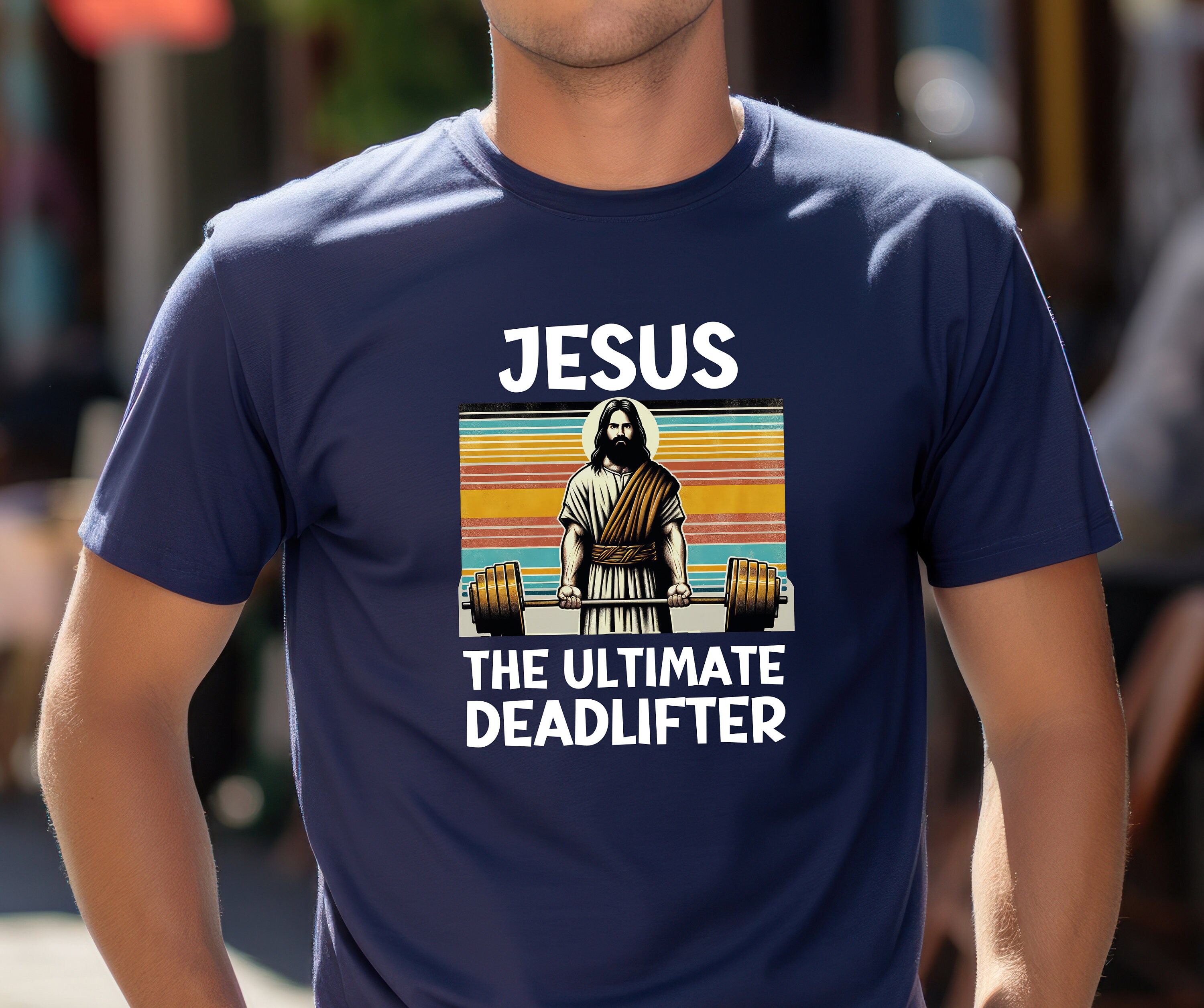 Jesus Deadlifter Shirt Gym Shirt Weight Lifting Gifts Powerlifting ...