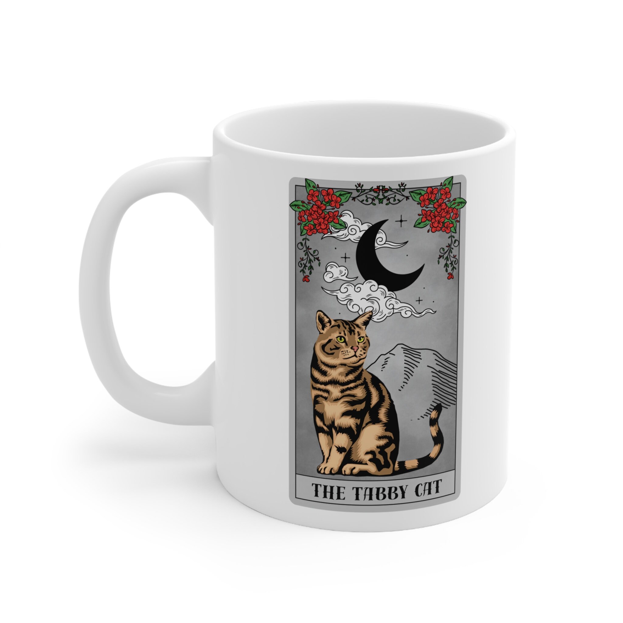 Tarot Card Mug Cat Tarot Coffee Mug Cat Coffee Mug Witchy Tarot Card ...
